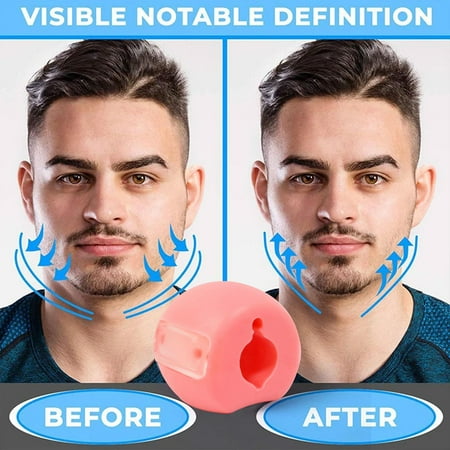 Jaw Exerciser Jawline Exercise Ball Facial Jaw exercise and Neck ...