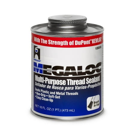 Oatey 15808 Hercules Megaloc Multi-Purpose Thread Sealant, 16 Oz, Can ...