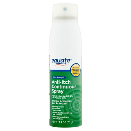 Equate Extra Strength Anti-Itch Continuous Spray 2.7oz - Walmart.com