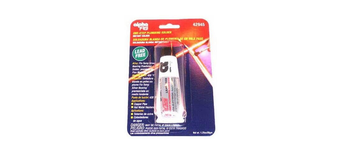 Fontanería Solder alpha fry AM42945 sin plomo, 35 g, color rojo ...