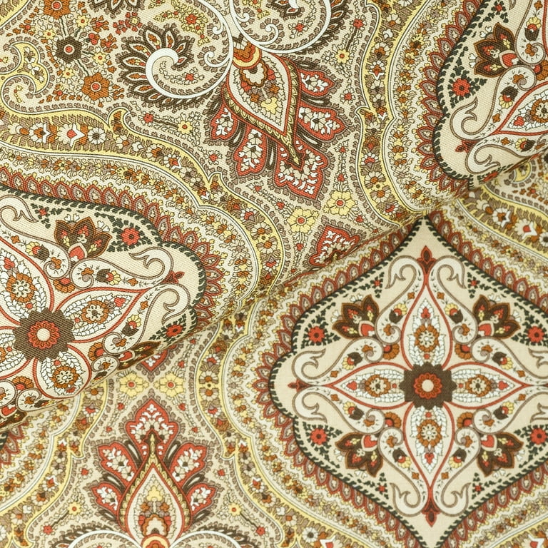 Colorful Paisley Fabric