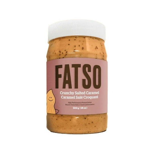 Fatso - High Performance Peanut Butter Crunchy Salted Caramel, 500g - Walmart.ca