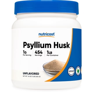 Nutricost Psyllium Whole Husk Powder (8oz) - Gluten Free & Non-GMO ...