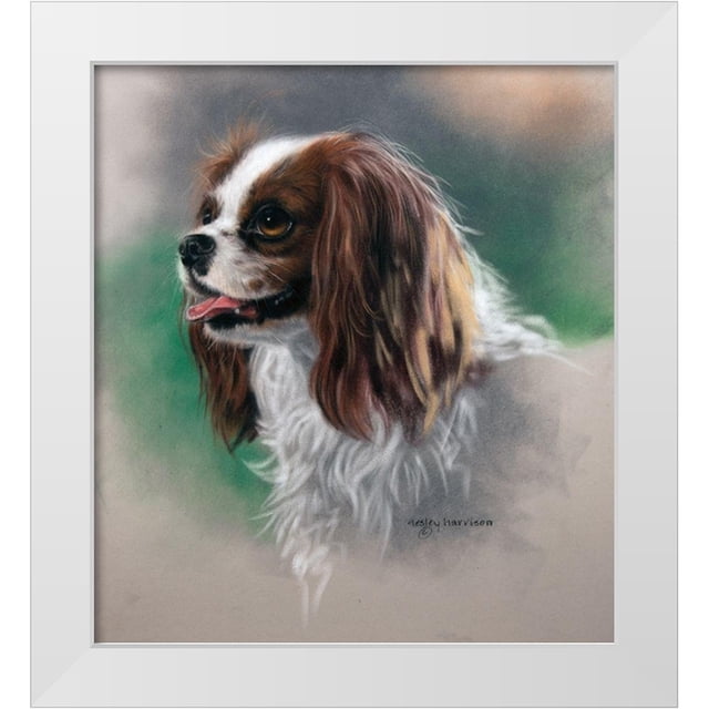 Harrison, Lesley 20x22 White Modern Wood Framed Museum Art Print Titled ...