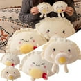 Cute Dumplings Plush Toy Funny Food Soup Dumplings Plushie Soft Throw ...