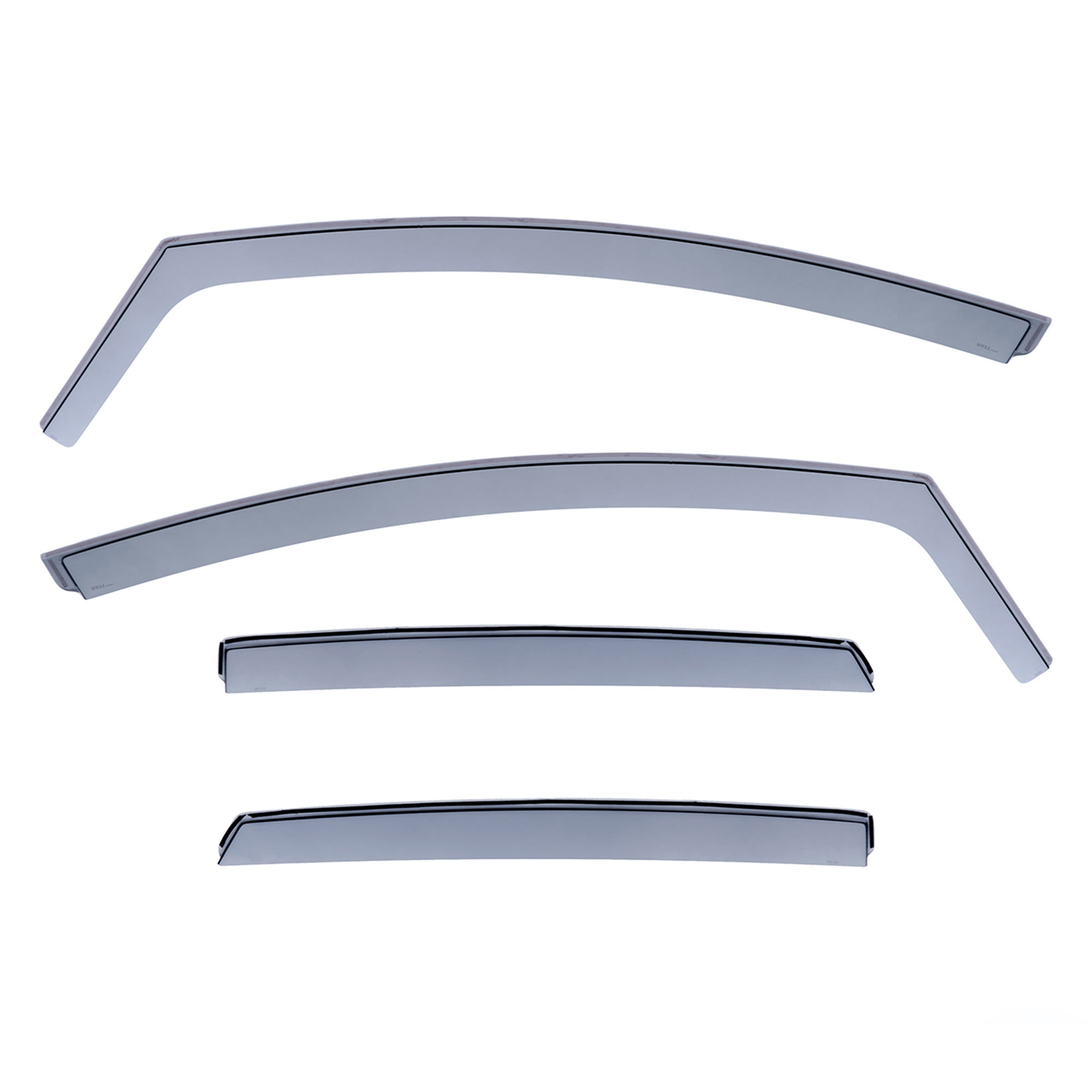 Wellvisors In-Channel Window Visors Wind Deflector Front and Rear for ...