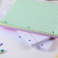 1Pack 60 Sheets Loose Leaf Paper 8x11in, 2 Colors Lined Paper College ...
