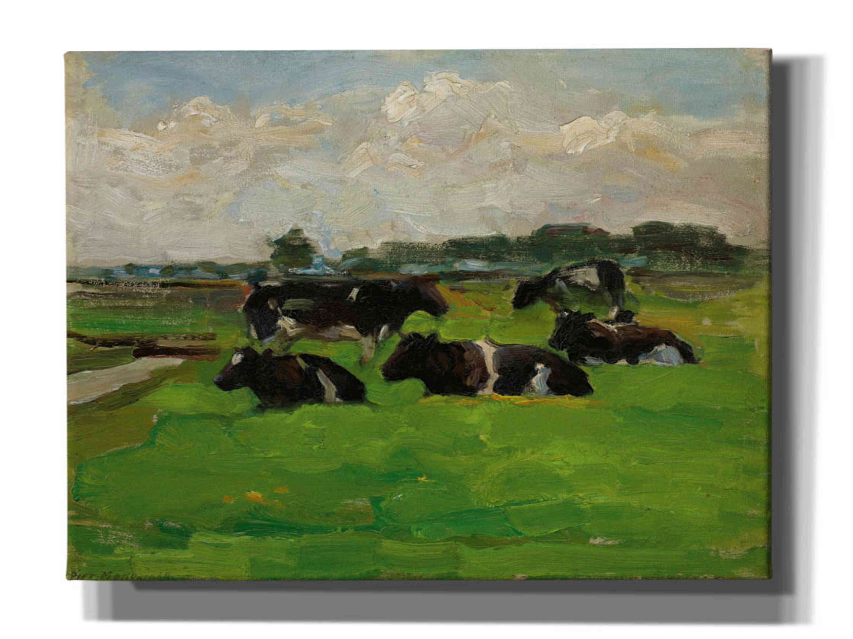 Epic Graffiti 'Landscape With Group Of Five Cows, 1901-02' by Piet ...