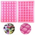 48 Cavities Alphabet Ice Cube Mold- 26 English Letters, Anti-Stick ...