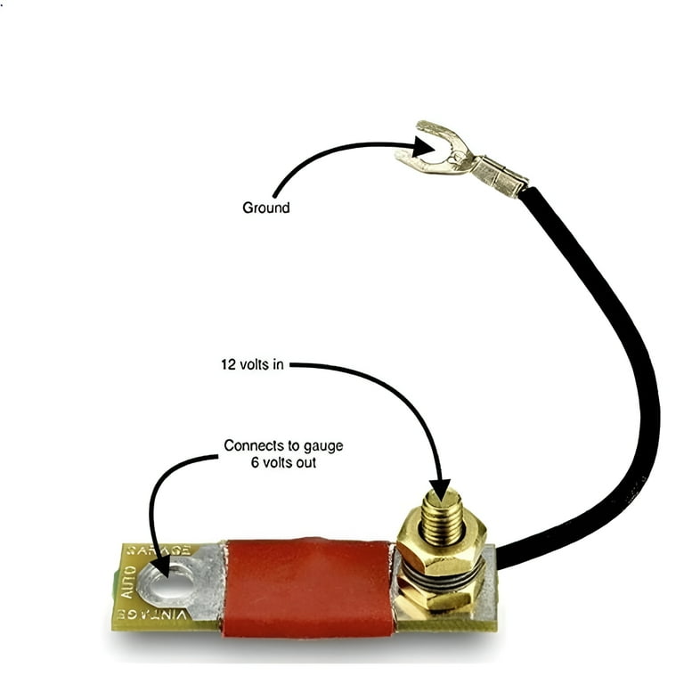 12 Volt To 6 Volt Resistor