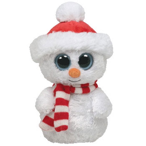 TY Beanie Boos - SCOOPS the Snowman (Solid Eye Color) (Regular Size - 6 ...