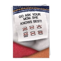 NobleWorks Funny Mother's Day Greeting Card w/ 5x7 Envelope (1 Card ...