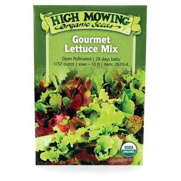 Gourmet Mixed Lettuce Greens - Garden Seeds - 1 Lb - Non-GMO, Heirloom ...