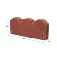 Pavestone 12" Straight Scallop Red Concrete Edger - Walmart.com