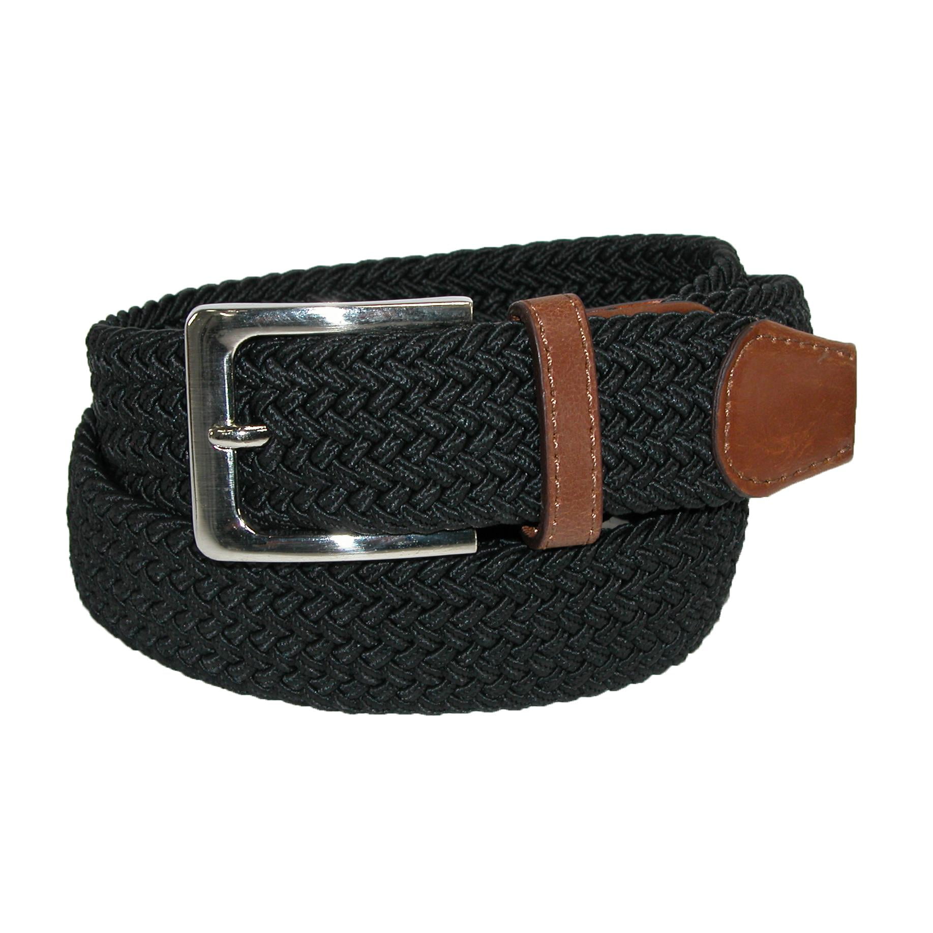 Click here for Ctm Elastic Braided Stretch Belt With Silver Buckl... prices