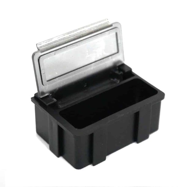 ESD Safe SMD Component Storage Boxes, Conductive Plastic - Black Lids ...