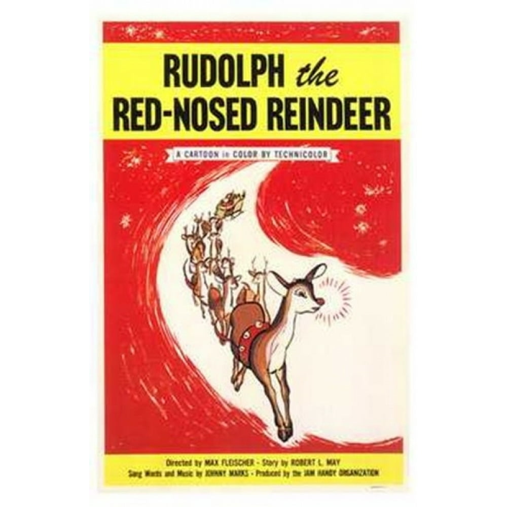 Rudolph the Red Nosed Reindeer Movie Poster (11 x 17) - Walmart.com ...