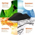 Ventilated Boat Cover with Double Rear Vents to Prevent Moisture Build ...