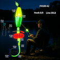 BESTSKY 2026 New Bank Fishing Catfish Rigs Float Rattler Beads Rig with ...