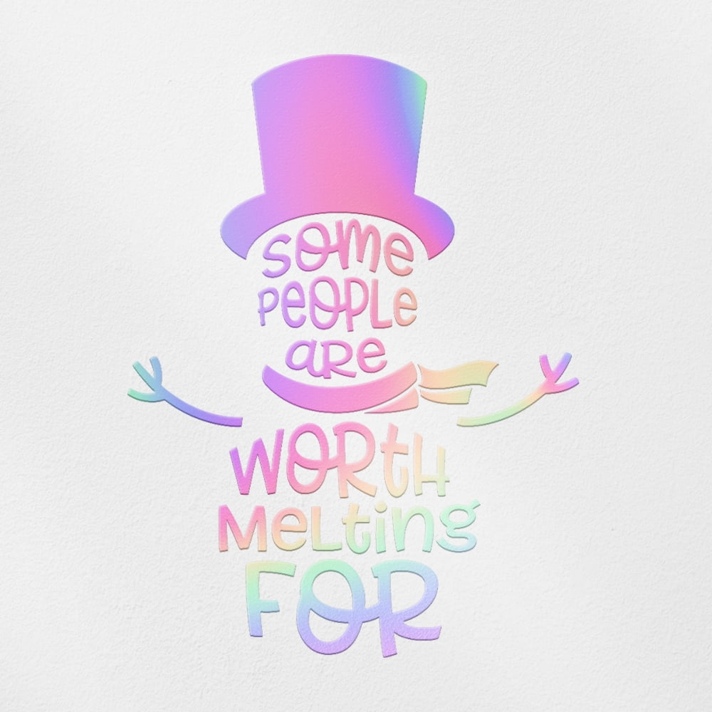 Transparent Decal Stickers Of Some People Are Worth Melting For ...