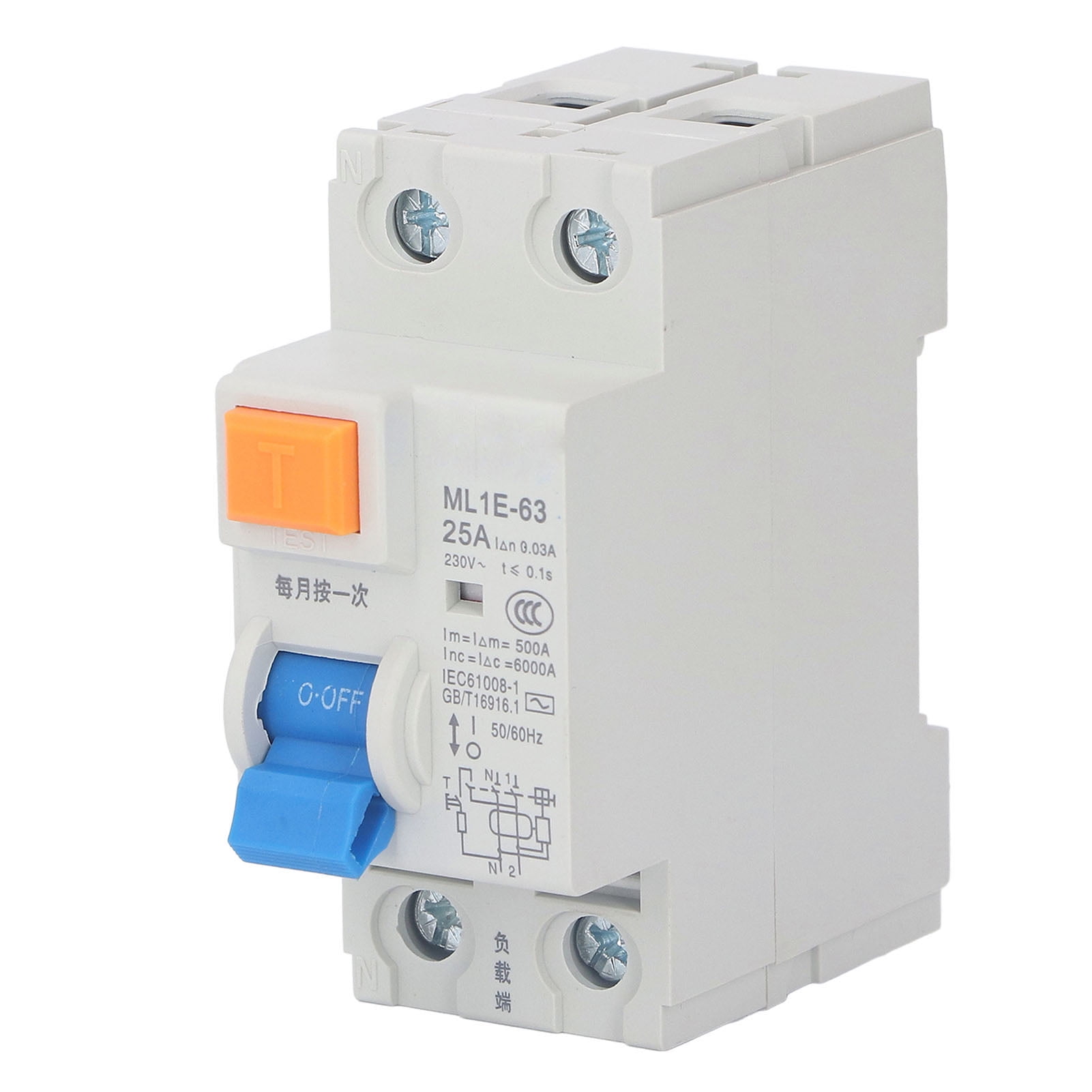 Miniature Current Circuit Breaker 1P+N Leakage Protection Switch for ...