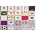 100 Note Cards Blank Colorful Designs With Envelopes and Storage Box ...