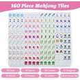 American Mahjong Tile Set(4 Layer), 160 Acrylic Engraved Tiles ...