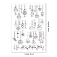 1sheet PVC Plastic Stamps for DIY Scrapbooking Photo Album Decorative ...
