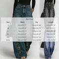 VBVC Women's High Waisted Eyelet Wide Leg Jeans , Vintage Streetwear ...