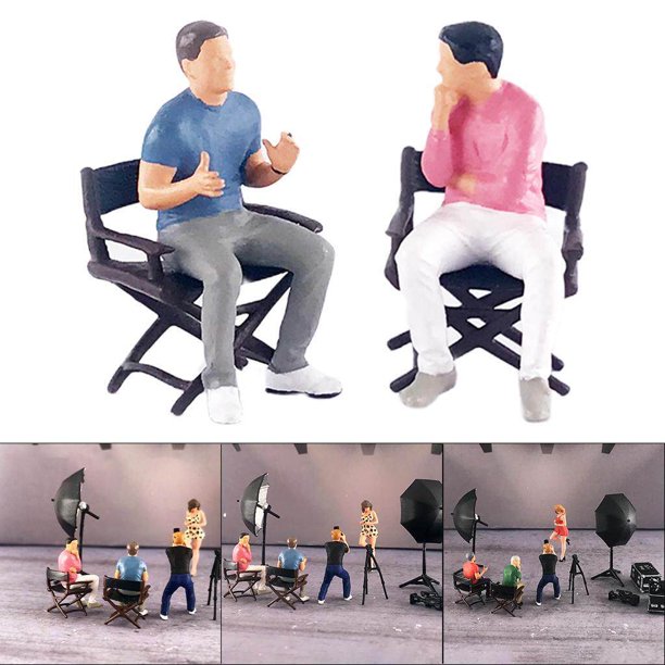 enqiretly 1/64 Figures Talking Scene Tiny People Miniature for Figures ...