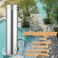 Wildnix Pool Heat Exchanger 304 Stainless Steel, 200 kBtu/hr Output, 4. ...