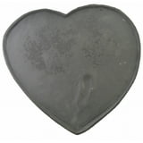 Heart & Foot Prints Welcome Plaque Stepping Stone Green Cast Iron 13.13 ...