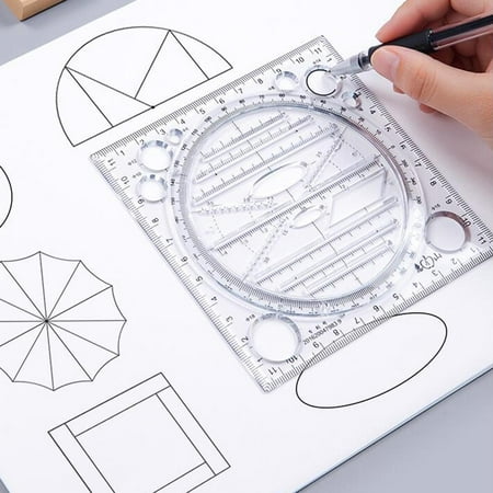 Multifunctional Drawing Ruler Table Parallel Line Geometric Measuring ...