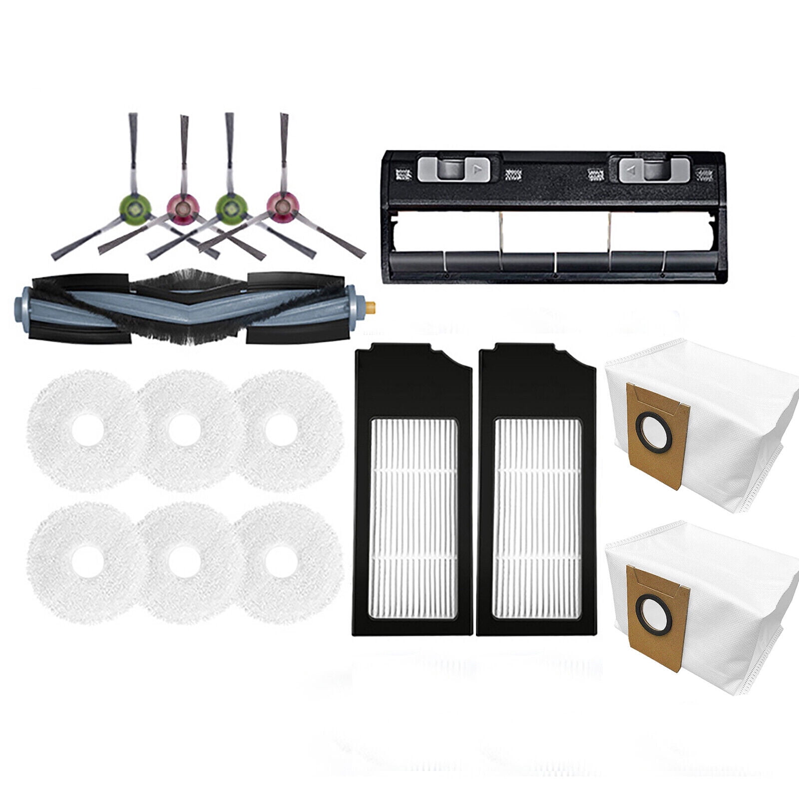 For ECO-VACS DEE-BOT X1 TURBO OMNI Vacuum Side Brushes Mop Cloth Filter ...