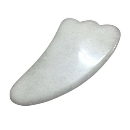Natural Jade Scraping Plate Facial Body Beauty scraping board Gua Sha ...