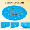 Dimple Splash Pad 67" Large Kids Sprinkler Play Mat for Toddlers Water ...
