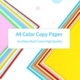 100 Sheets A4 Color Copy Paper 210x297mm/8.3x11.7in Printer Paper 70GSM ...