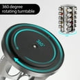 Rotating Spice Rack with Empty Refillable Bottles, Kitchen Seasoning ...