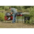 Camp Chef 35 Gallon Portable Collapsible Garbage Can with Spring-Loaded ...