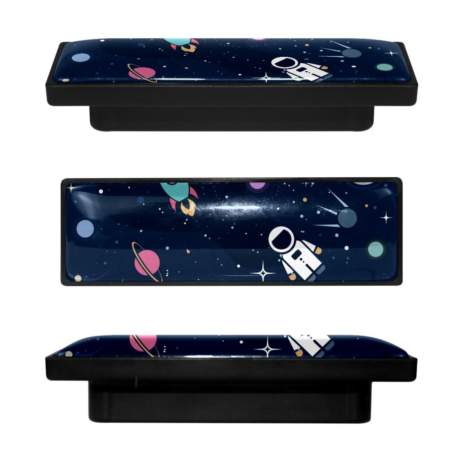 4 Pcs Rectangle Cabinet Handle Cupboard Knob Drawer Pulls Handle Galaxy ...