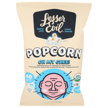 Lesser Evil Buddha Bowl, Vegan Himalayan Gold Popcorn Flavored with ...
