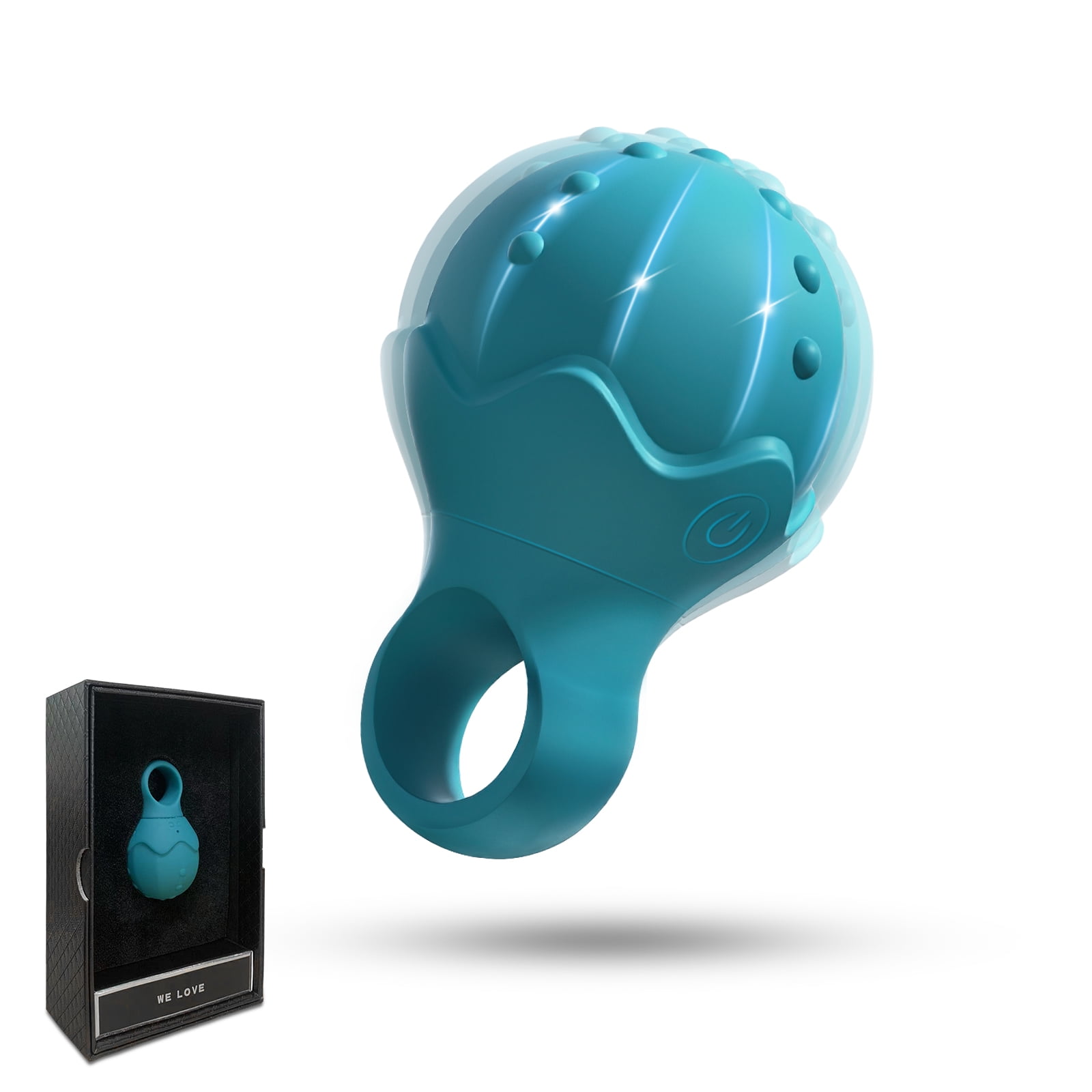 Qvox Rings Vibrator 10 Vibration Modes Wireless Rechargeable