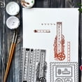 1Pc PVC Clear Stamps with 1Pc Carbon Steel Cutting Dies Stencils for ...