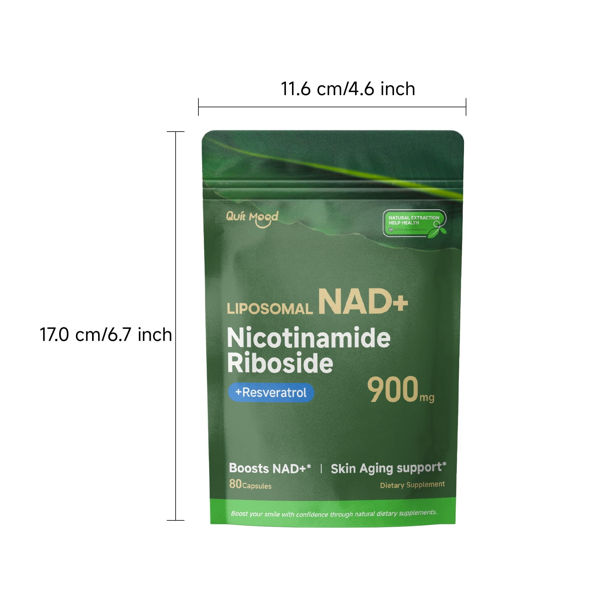 NR900 - Ribósido de nicotinamida liposomal, Restrol, Quercetina por ...