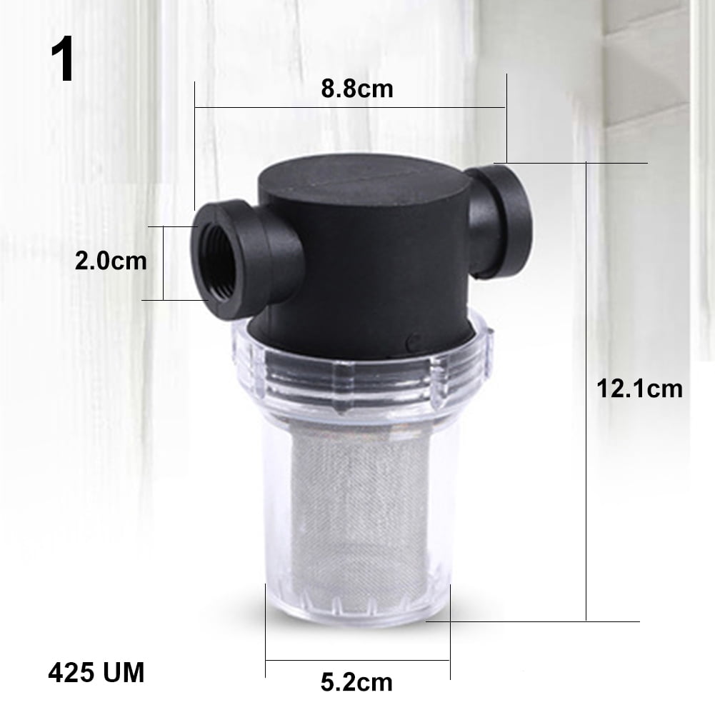 Garden Pond 20mm Inline Mesh Strainer Water Pump Irrigation High Flow ...