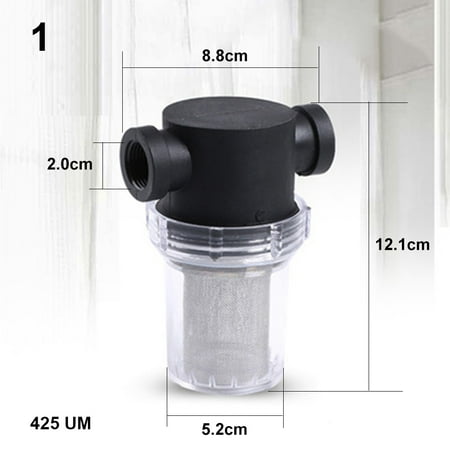 Garden Pond 20mm Inline Mesh Strainer Water Pump Irrigation High Flow ...