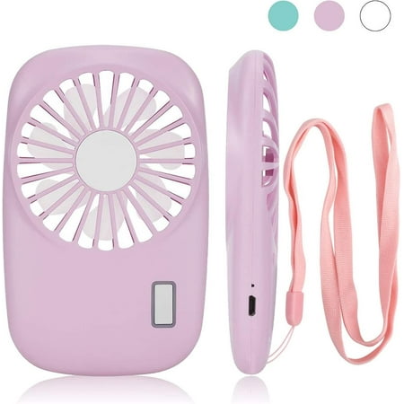 Small Portable Fan Rechargeable, Mini Fan Speed Adjustable, Personal ...