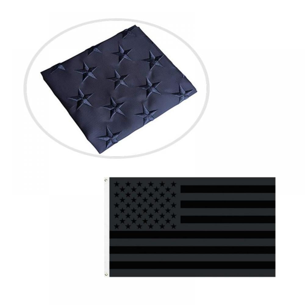 Buy All Black American Flag 3x5 Ft US Flag, Embroidered Stars, Sewn ...