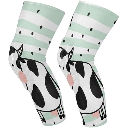 Knee Brace triped Cow Anti-Collision Compression leeve upport & Pain ...