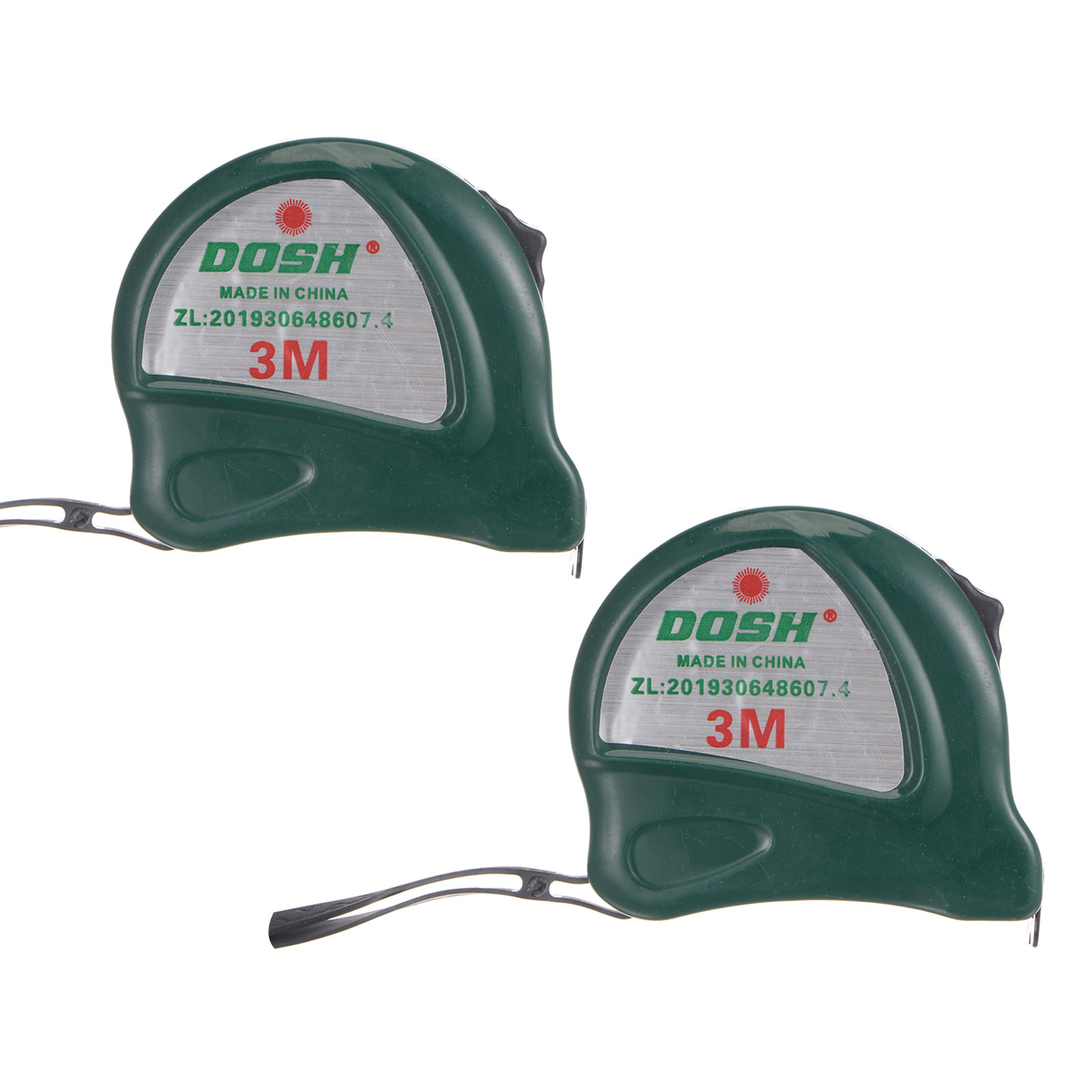 2 Packs Measuring Tape Measure 3 Meters Metric Ruler Stainless Steel ...